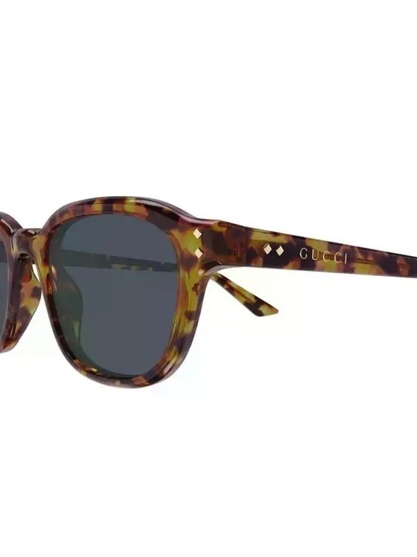 Gucci Tortoiseshell Square Frame Sunglasses