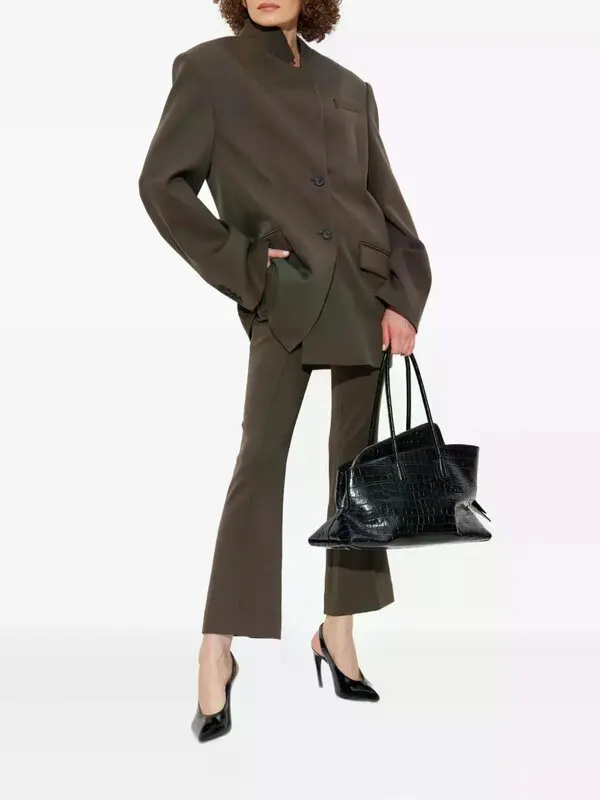 Attico High-waist Wool Trousers
