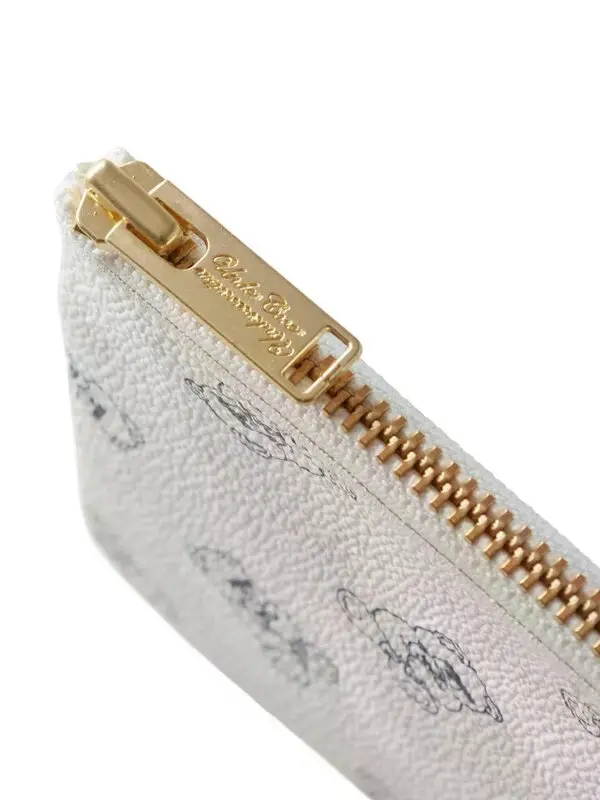 Undercover Teddy-print Zip-around Purse - White