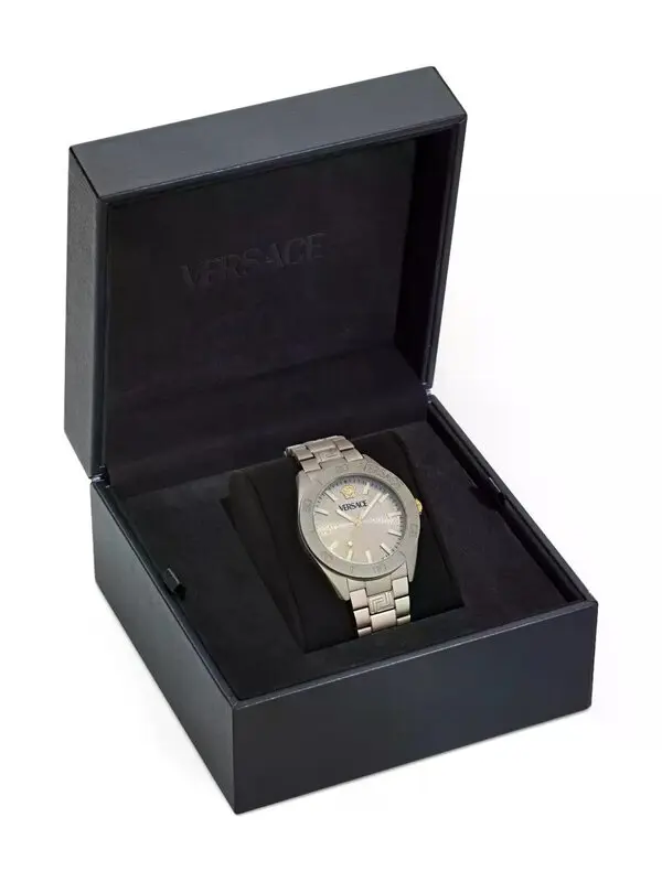 Versace Dome 42mm Timepiece - Neutrals