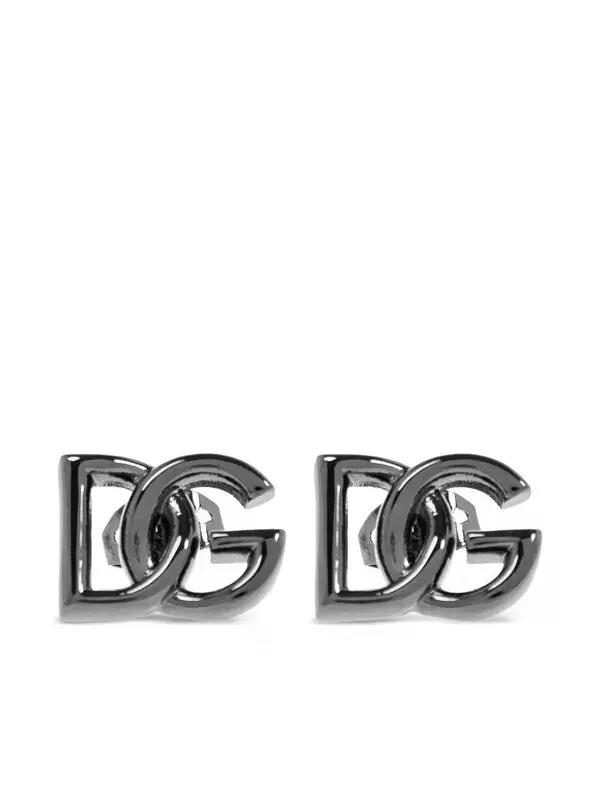 Dolce & Gabbana Dg Logo Earrings - Silver
