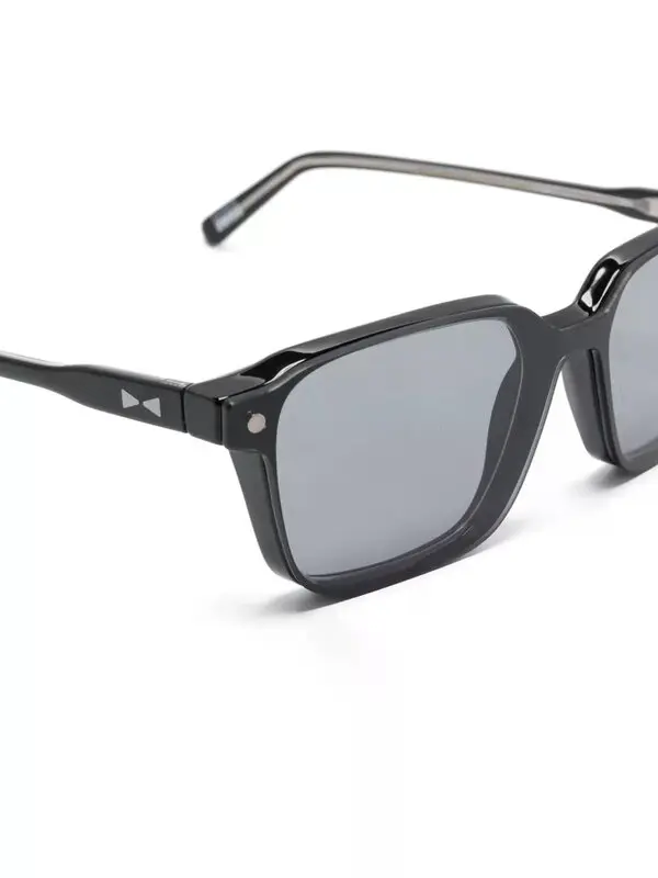 SNOB Square Frame Clip-on Glasses