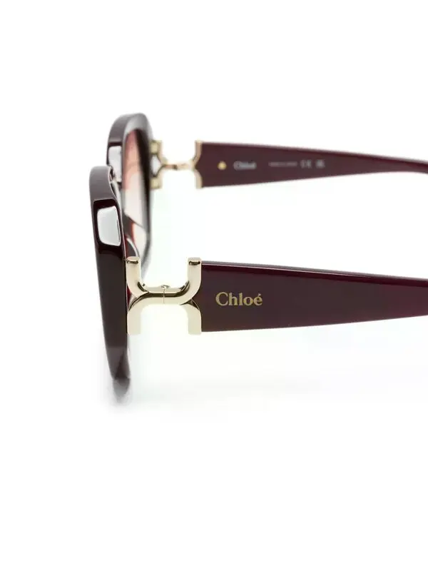 Chloé Marcie Square-frame Sunglasses - Red