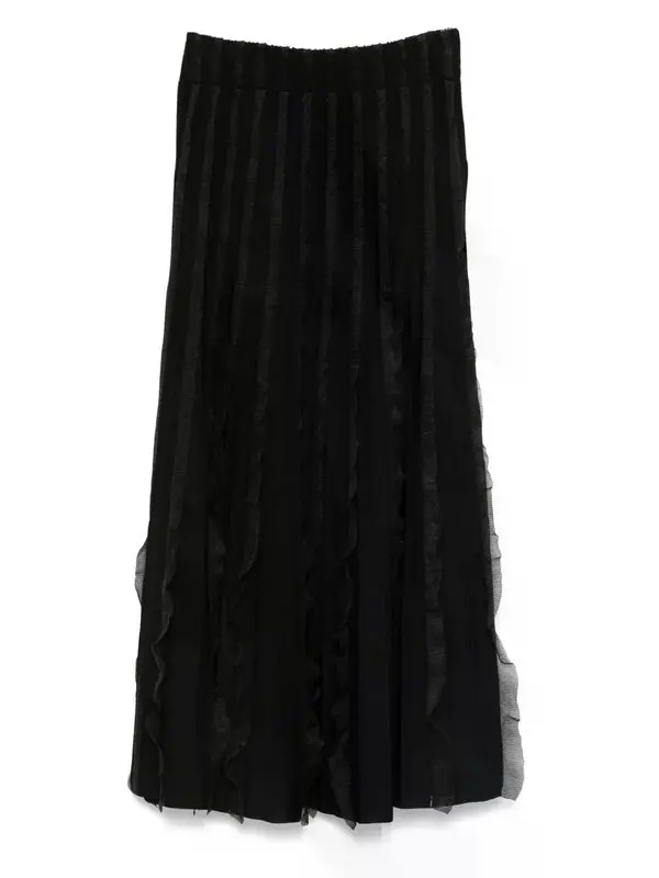 Emporio Armani Ruffled Midi Skirt