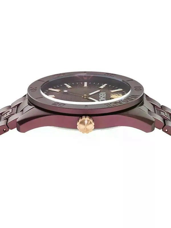 Versace Dome 42mm Bracelet Watch - Red