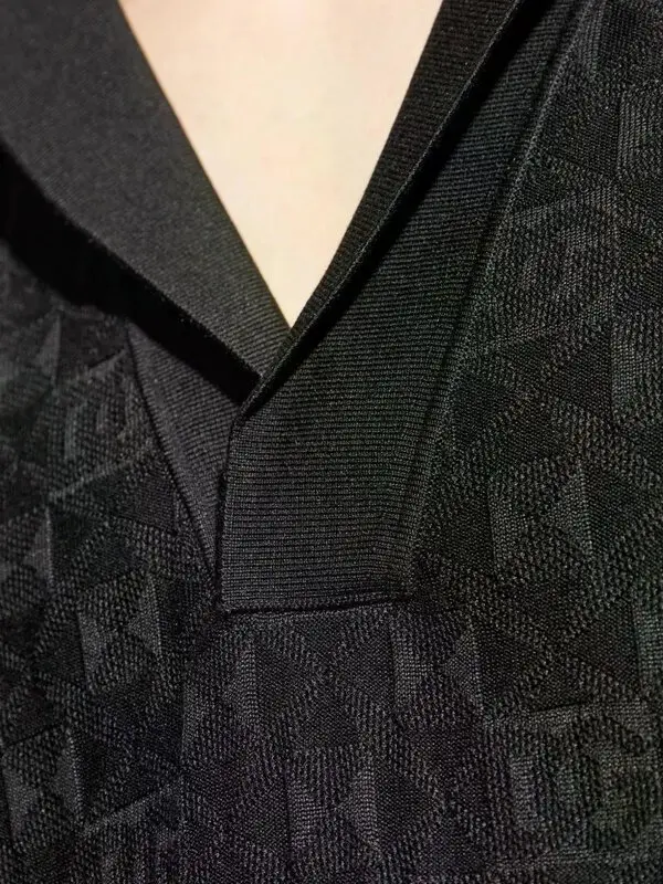 Dolce & Gabbana Dg-patterned Polo Top