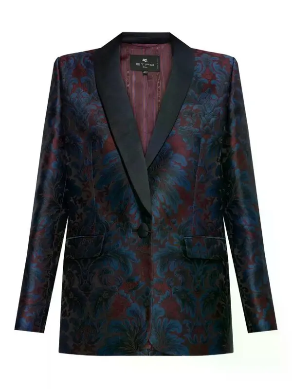 Etro Paisley-pattern Shawl-lapel Blazer
