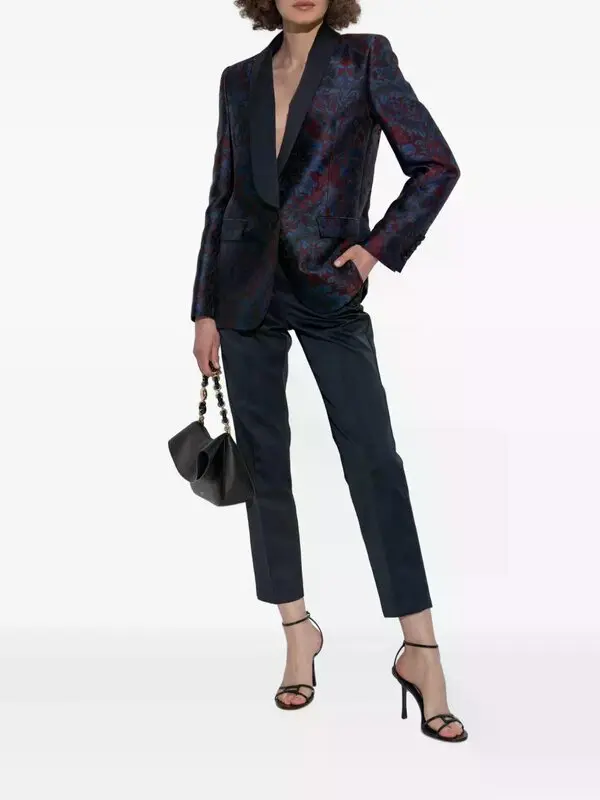 Etro Paisley-pattern Shawl-lapel Blazer