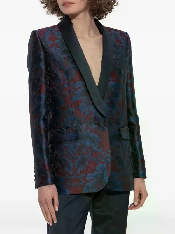 Etro Paisley-pattern Shawl-lapel Blazer
