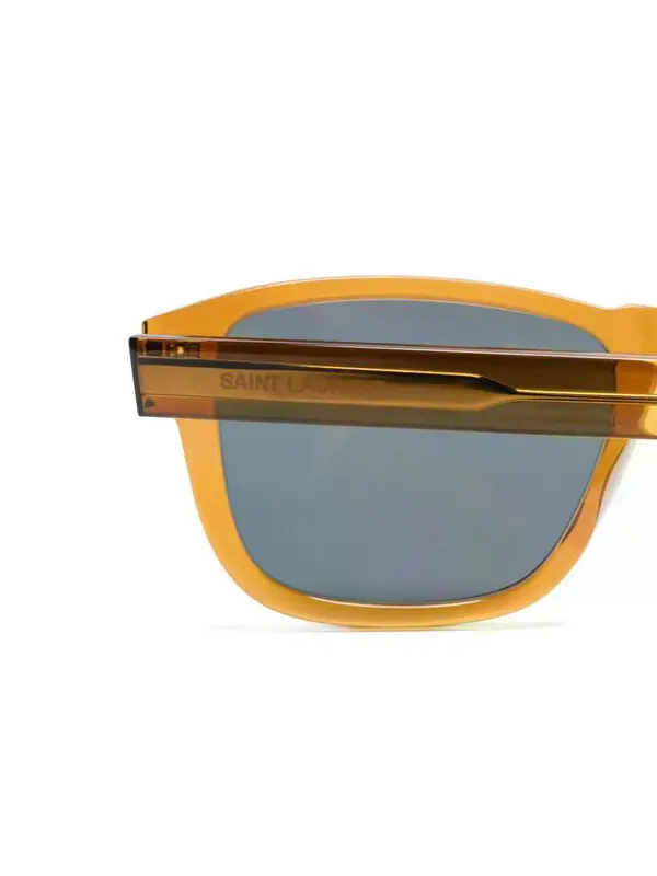 Saint Laurent Square-frame Sunglasses - Brown