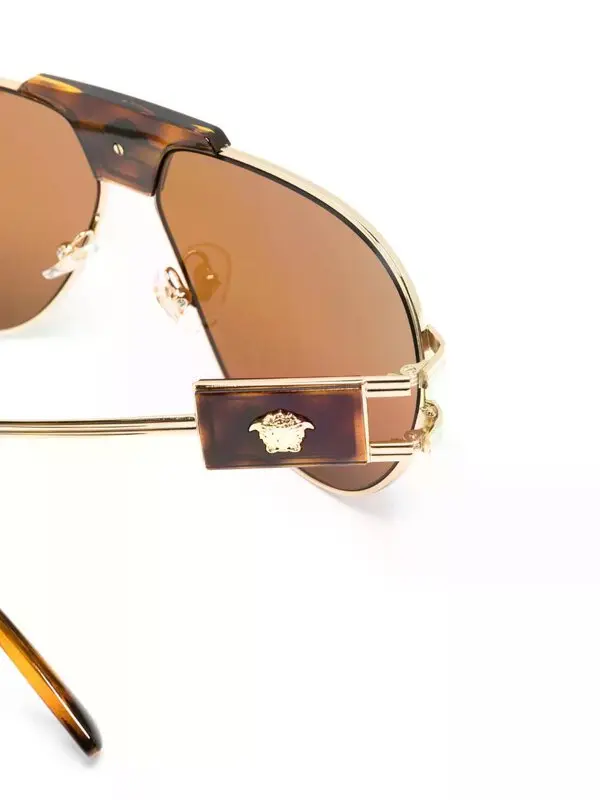 Versace Special Project Pilot-frame Sunglasses