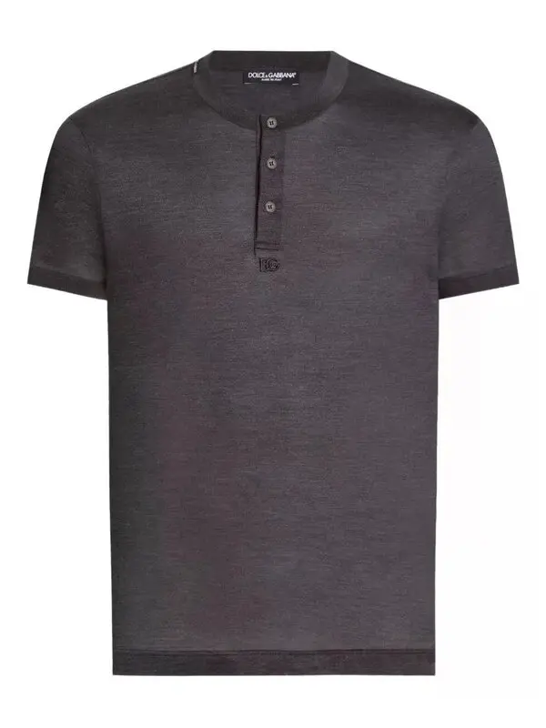 Dolce & Gabbana Silk T-shirt - Grey