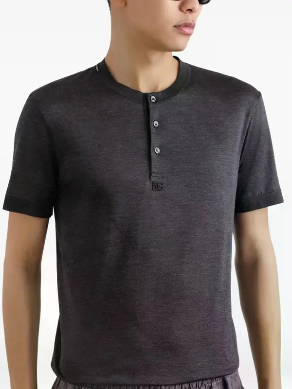 Dolce & Gabbana Silk T-shirt - Grey