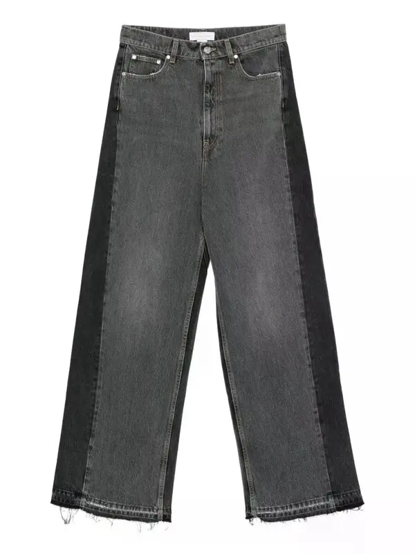 Stella McCartney Tonal Panelled Straight Leg Jeans
