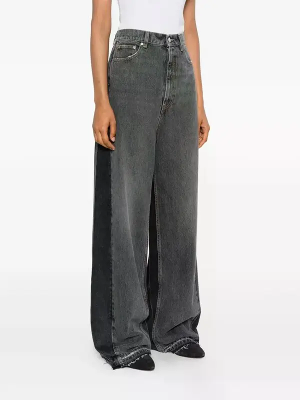 Stella McCartney Tonal Panelled Straight Leg Jeans