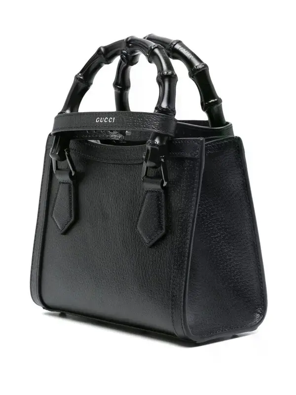 Gucci Mini Diana Leather Tote - Black