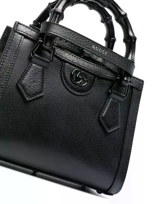 Gucci Mini Diana Leather Tote - Black