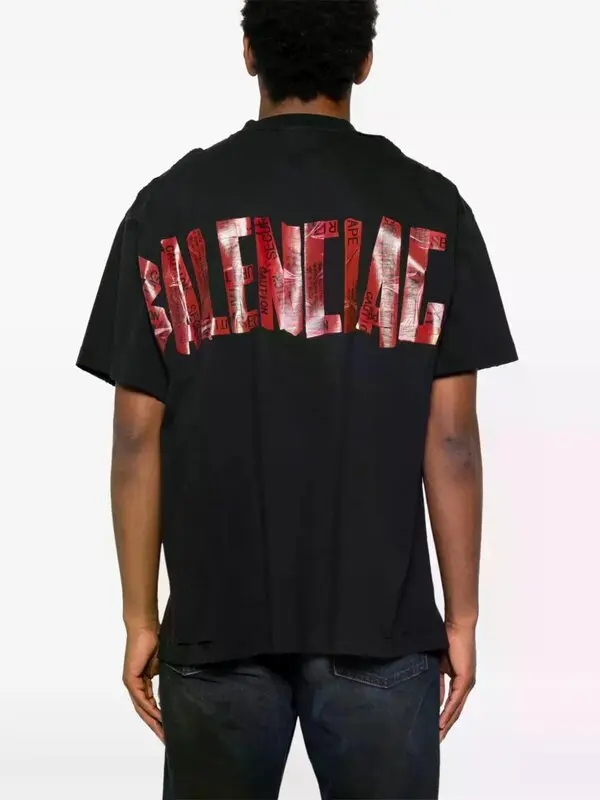 Balenciaga Security Tape Logo T-shirt