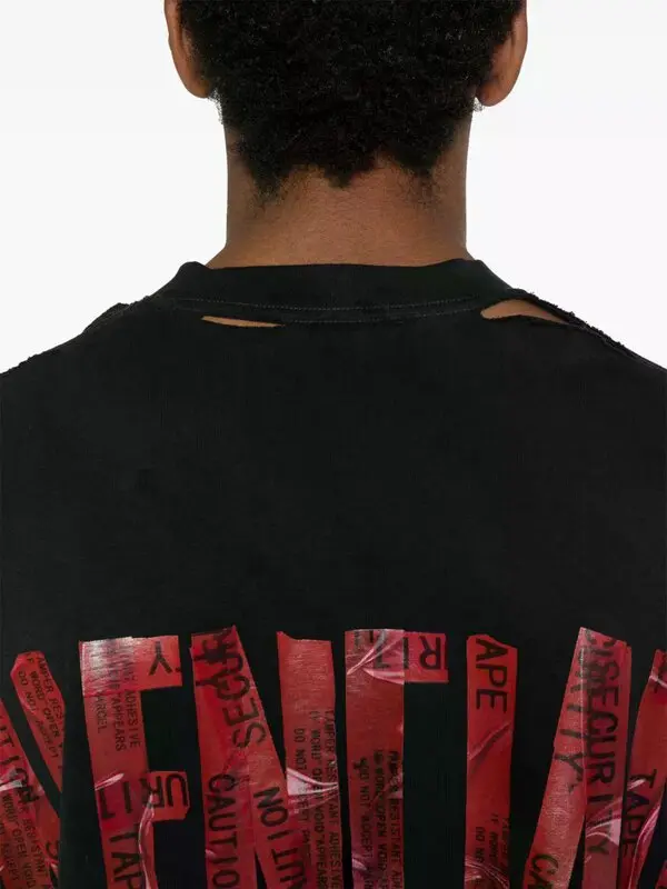 Balenciaga Security Tape Logo T-shirt