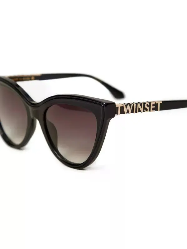 TWINSET Cat-eye Frame Sunglasses - Black