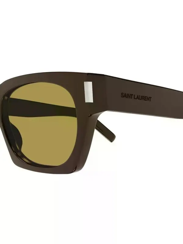 Saint Laurent Square-frame Sunglasses - Brown