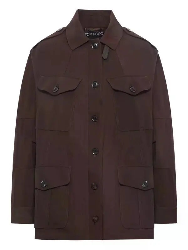 TOM FORD Button-fastening Flap-pocket Jacket
