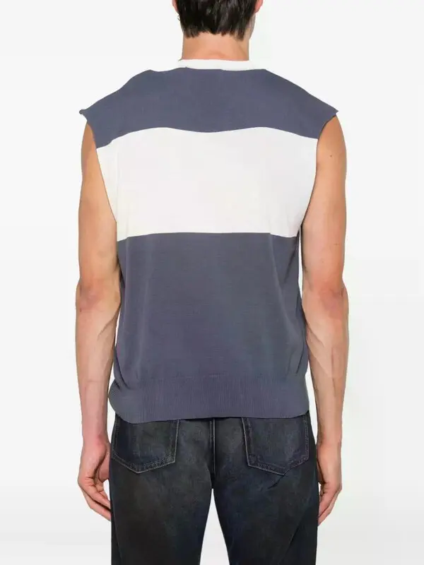 VIVIENNE WESTWOOD V-neck Striped Vest