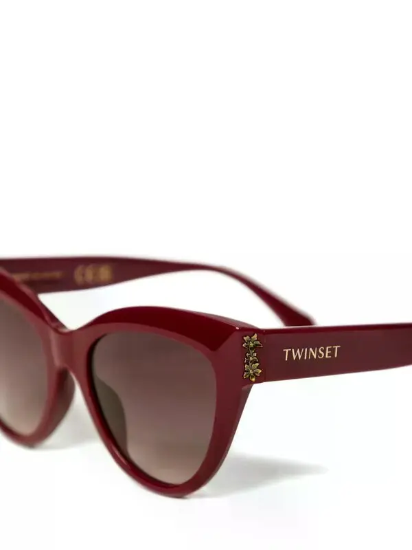 TWINSET Cat-eye Frame Sunglasses - Red