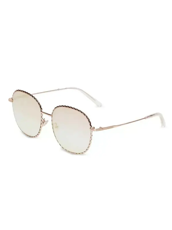 TWINSET Round-frame Sunglasses - Gold