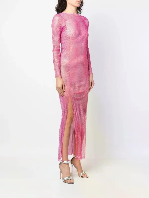 SANTA BRANDS Rhinestone-embellished Maxi Dress