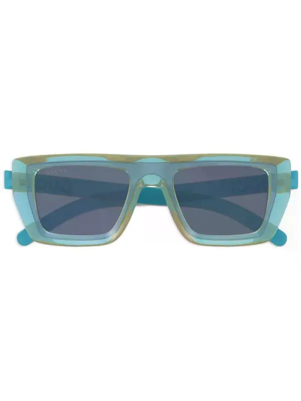 Gucci Square Frame Sunglasses - Blue