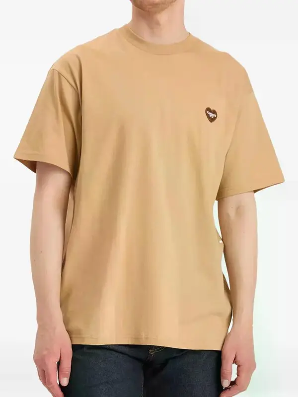 Carhartt Work In Progress Heart Ii Hartt T-shirt - Neutrals