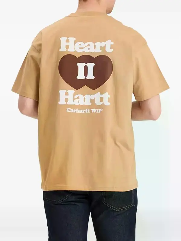Carhartt Work In Progress Heart Ii Hartt T-shirt - Neutrals