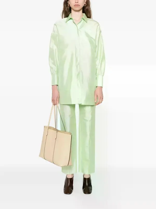 Max Mara Silk High-waisted Trousers