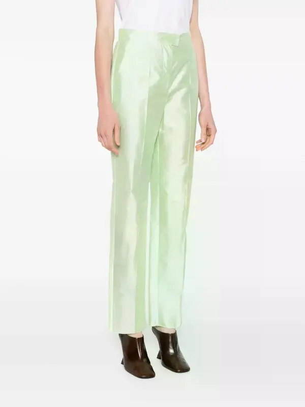 Max Mara Silk High-waisted Trousers