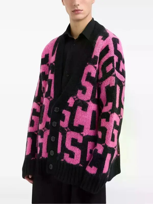Gcds Monogram-pattern Cardigan