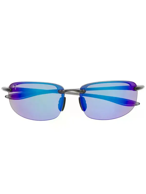 Maui Jim Oval Frame Sunglasses - Black