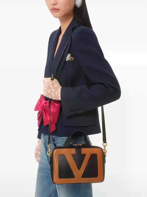 Valentino Garavani Viva Superstar Nappa Leather Handbag - Black