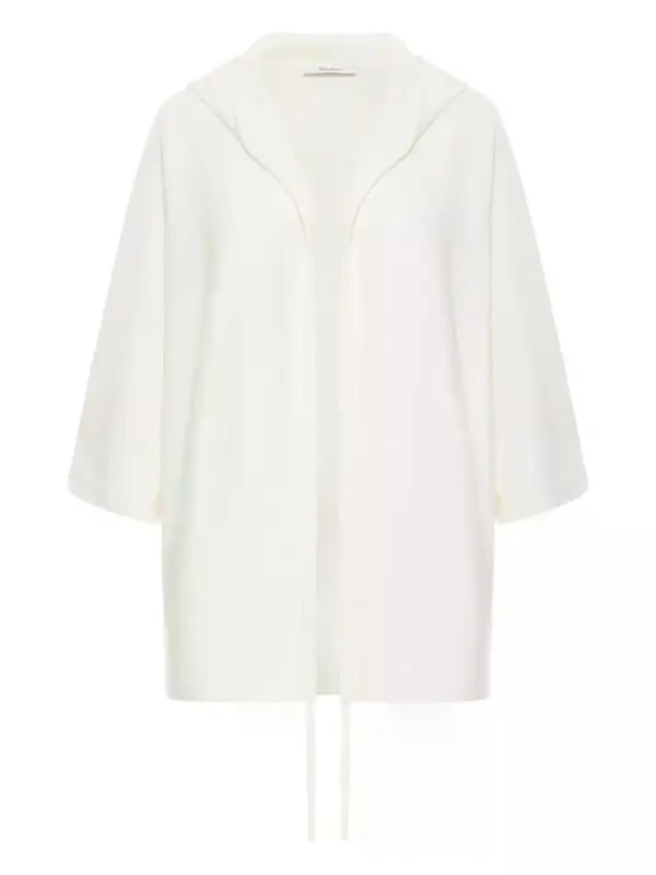 Max Mara Hooded Wool Cardigan