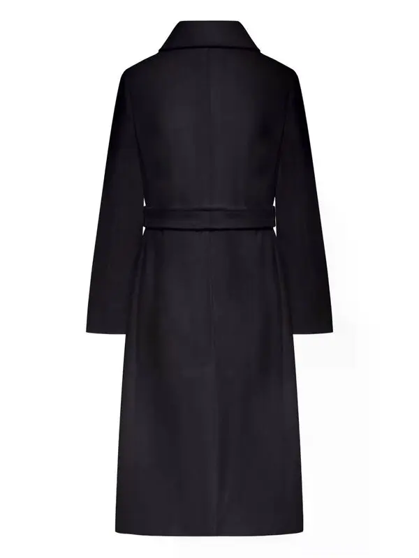 Max Mara Double-breasted Coat - Black