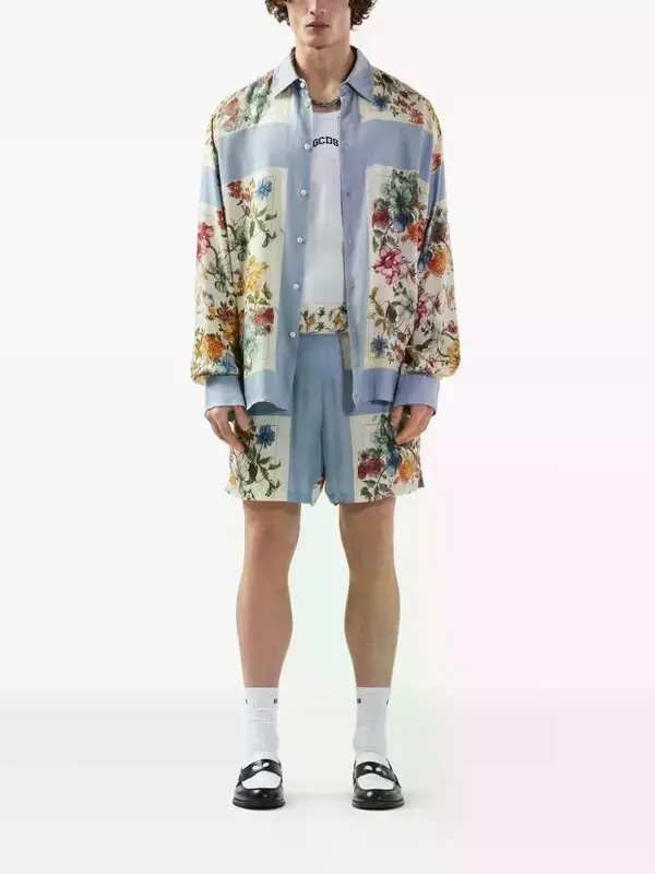 Gcds Floral-print Shirt