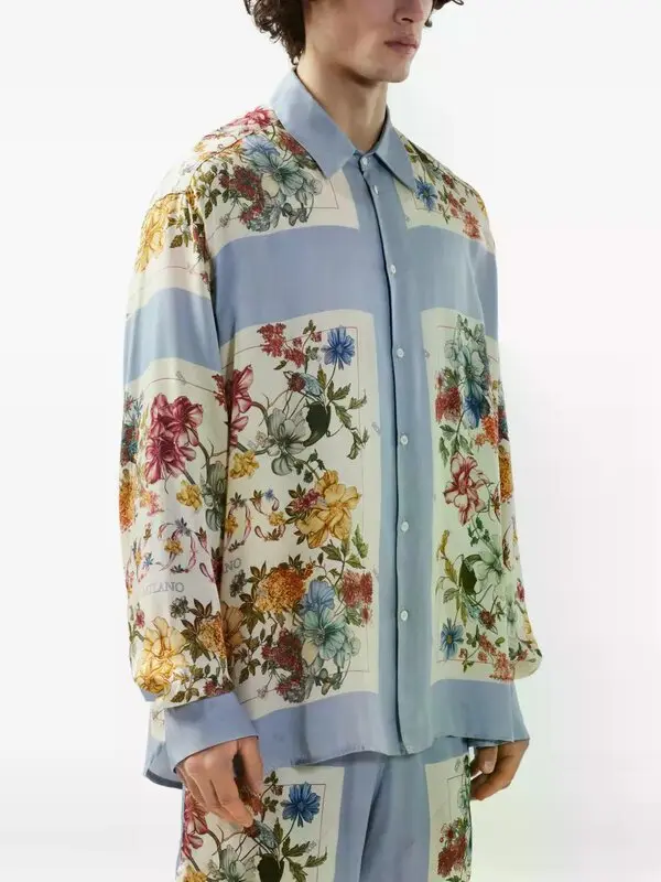 Gcds Floral-print Shirt