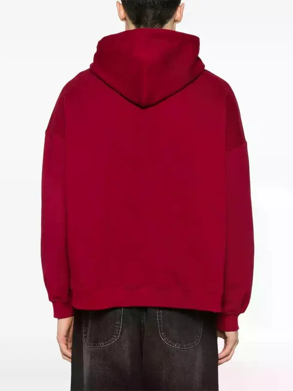 Gcds Logo-embroidered Hoodie