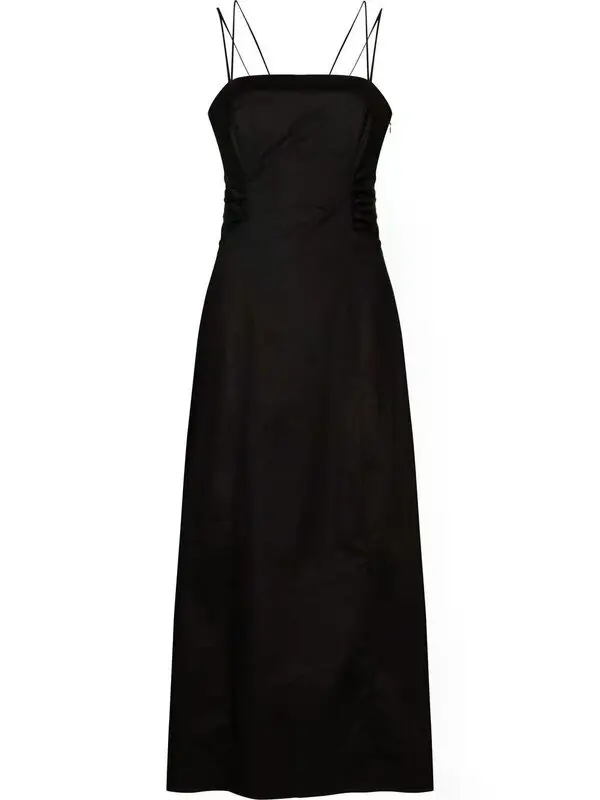 FRAME Square-neck Sleeveless Dress