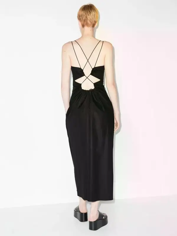 FRAME Square-neck Sleeveless Dress