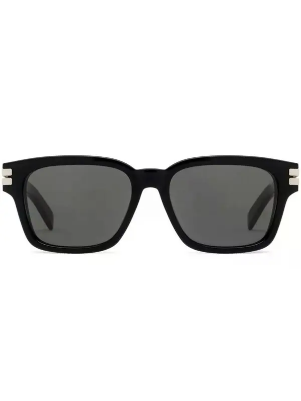 Zegna Square-frame Sunglasses - Black