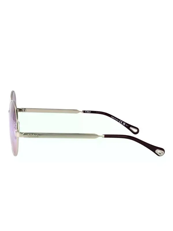 Chloé Round-frame Gradient Sunglasses