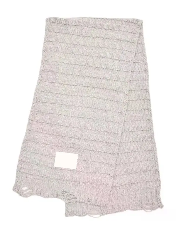 MAISON MARGIELA Knitted Scarf - Grey