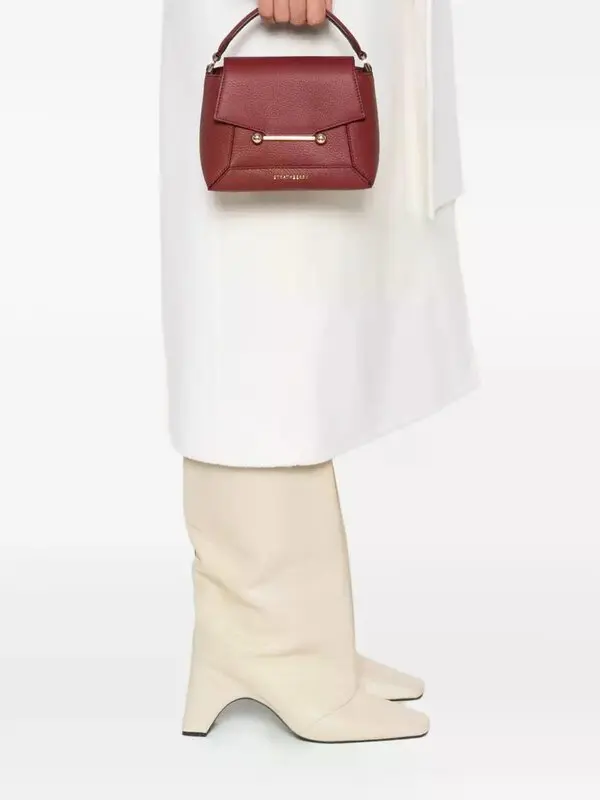 Strathberry Mosaic Leather Tote Bag - Red