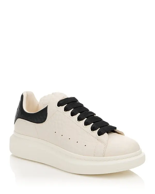 Alexander McQueen Oversized Sneakers - Ivory/blue